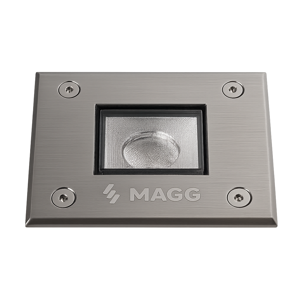 Luz de Cortesía Lateral MAGG Serie EP 60 SQ para Empotrar 1W / 2700K ...